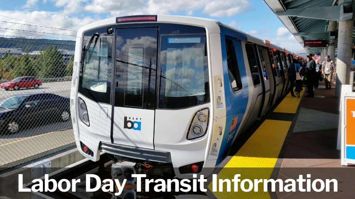 Labor Day 2024 Transit Service (Monday, Sep. 2) | 511 Contra Costa