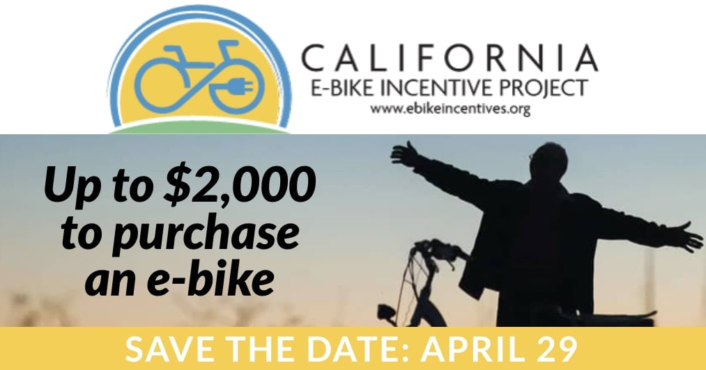 California E-Bike Incentive: Apply April 29